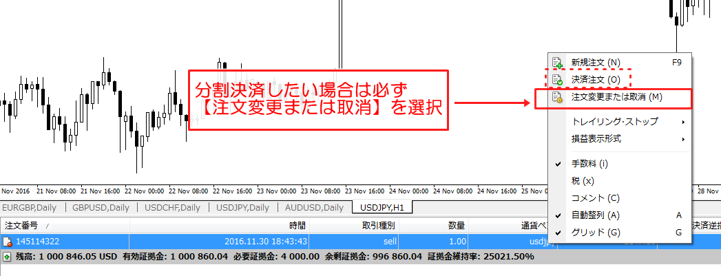 MT4注文方法の全てを解説｜指値・逆指値・IFD・OCO・IFO注文と分割決済 | PriceAction FX Trader エイクの為替ブログ